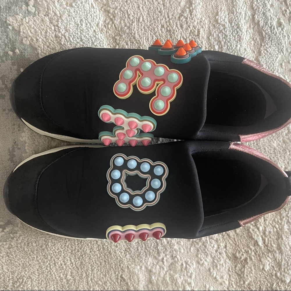 Fendi Fun Fair Logo Sneakers 100% Authentic Size 37 - Gem